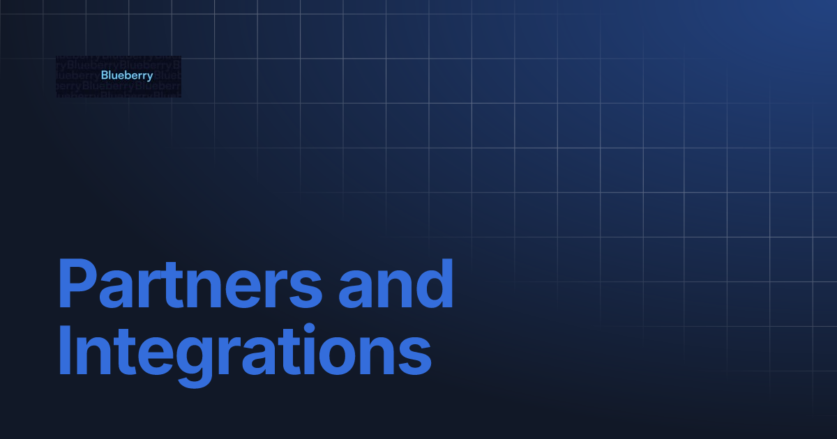 Partners and Integrations | Blueberry